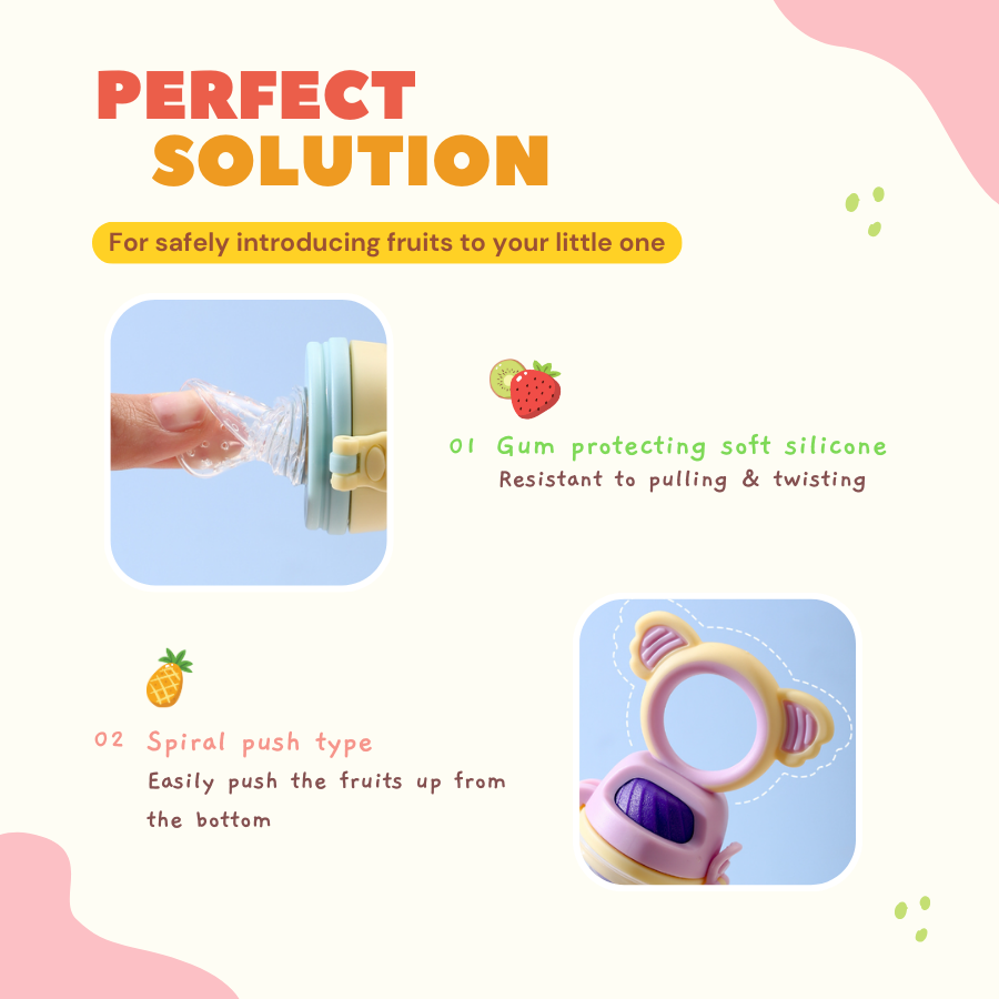 Baby Fruit Feeder Pacifier - Twist & Turn | Your little one's first st ...