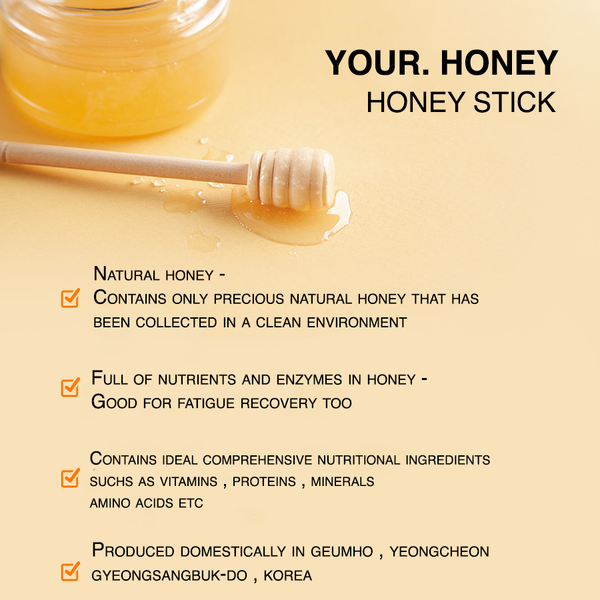 100% Natural Pure Acacia Honey Sticks (South Korea) – The Dinky Shop